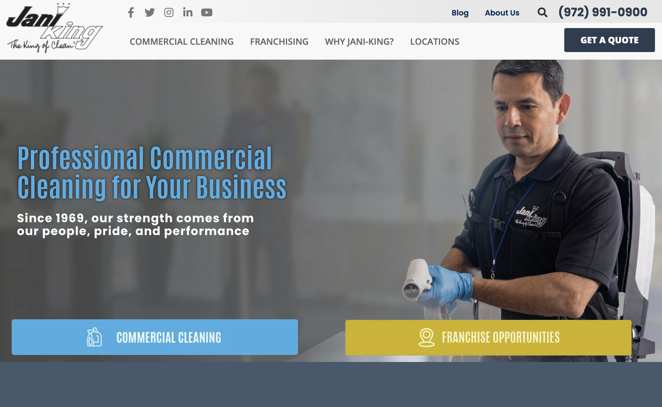10 Best Commercial Cleaning Websites